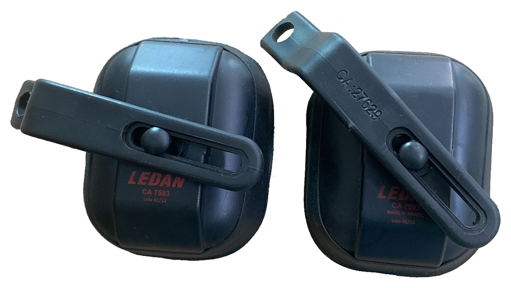 Protetor auricular concha para acoplar no capacete LEDAN