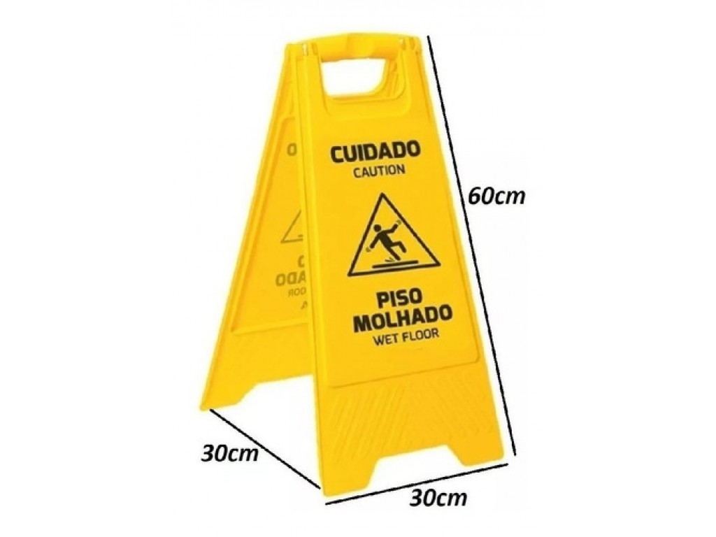 Placa piso escorregadio - PLASTCOR